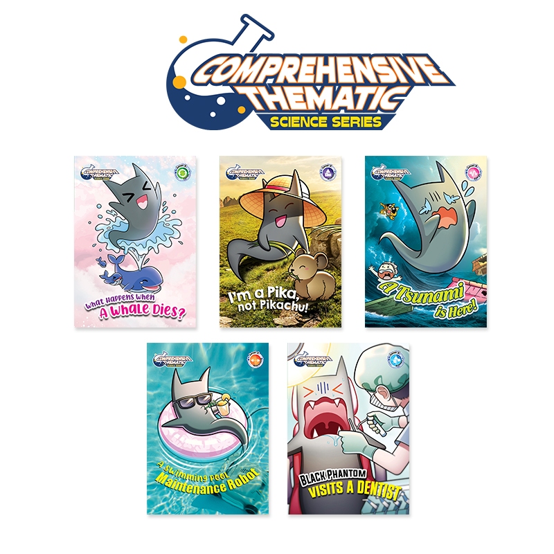 Comic Holic Comprehensive Thematic Science Series 【Level 3】Issue 1 to 5 ...