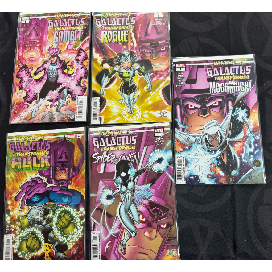 What If Galactus Transformed Moon Knight Gambit Hulk Rogue Spider-Gwen ...