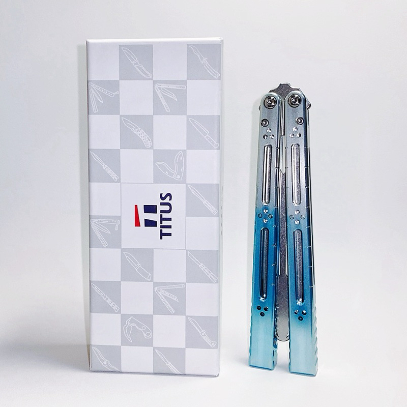 Titus Basilisk + Ori Design Trainer Edge Flipping Toy 蛇信子音叉练习玩具 ...