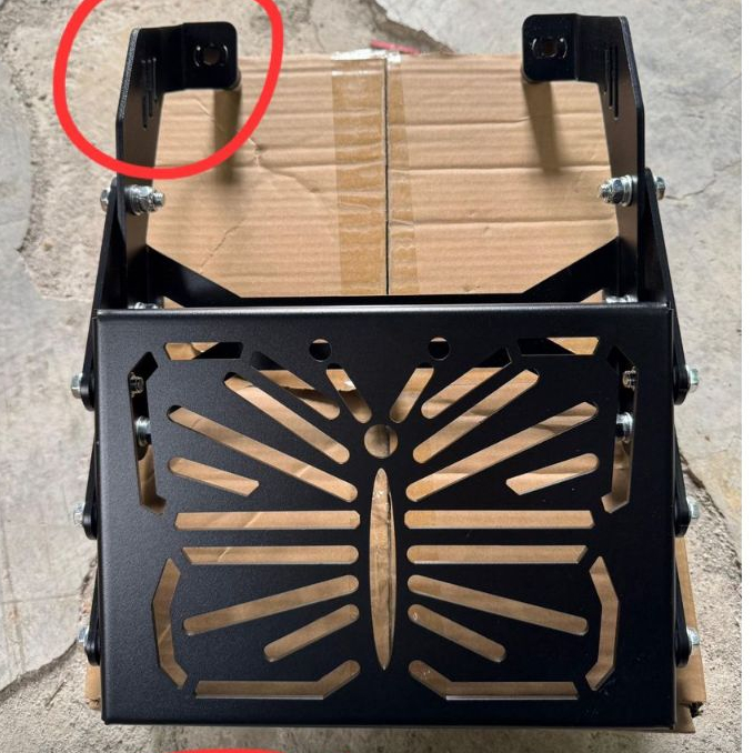 Foldable Monorack Lipat Rack Belakang Top Box Carrier Honda Vario 125/ ...