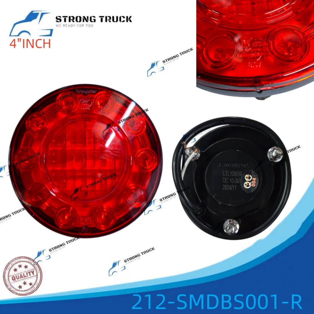 UNIVERSIAL BUS TAIL LAMP AMBER/RED/WHITE 10-30V E-MARK 4INCH | Shopee ...