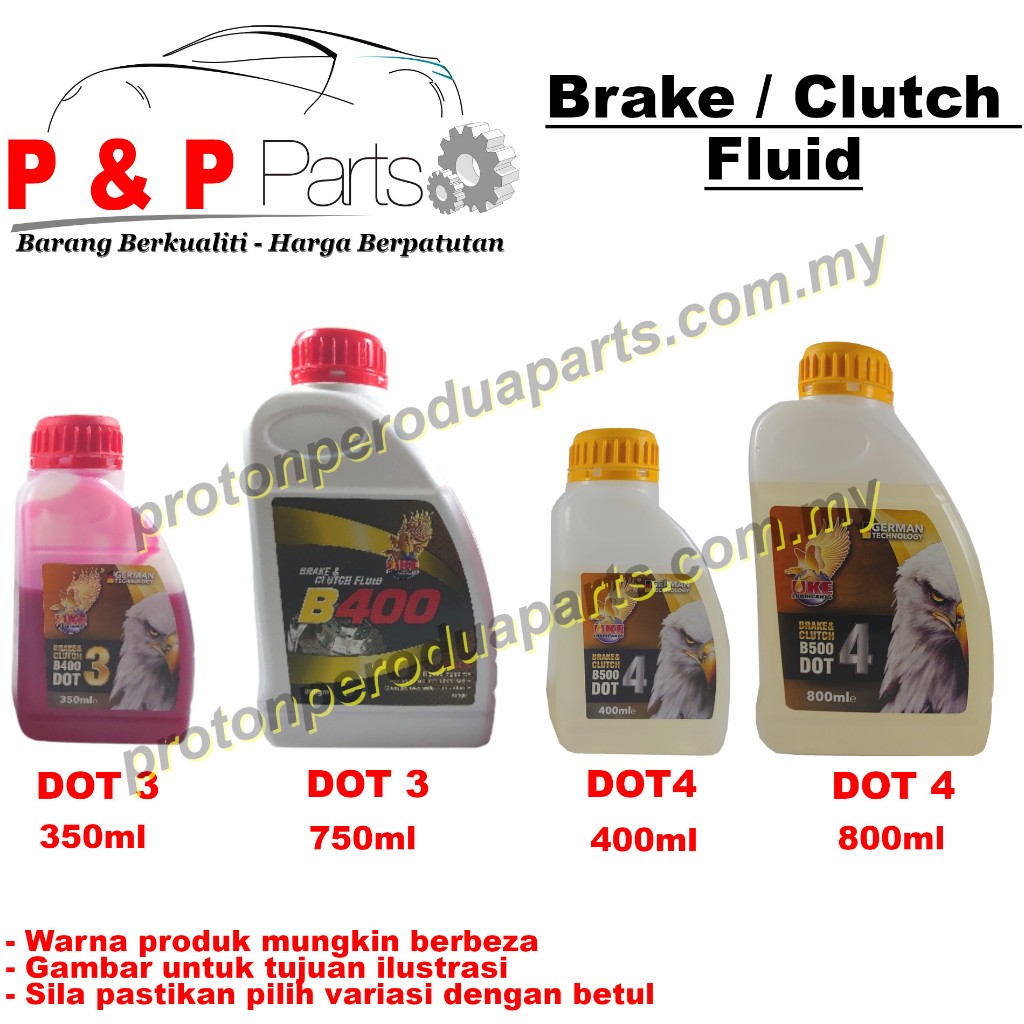 Brake Oil Dot 3 Dot 4 Minyak Brek Dot3 Dot4 Brake Clutch Oil Fluid | Shopee Malaysia