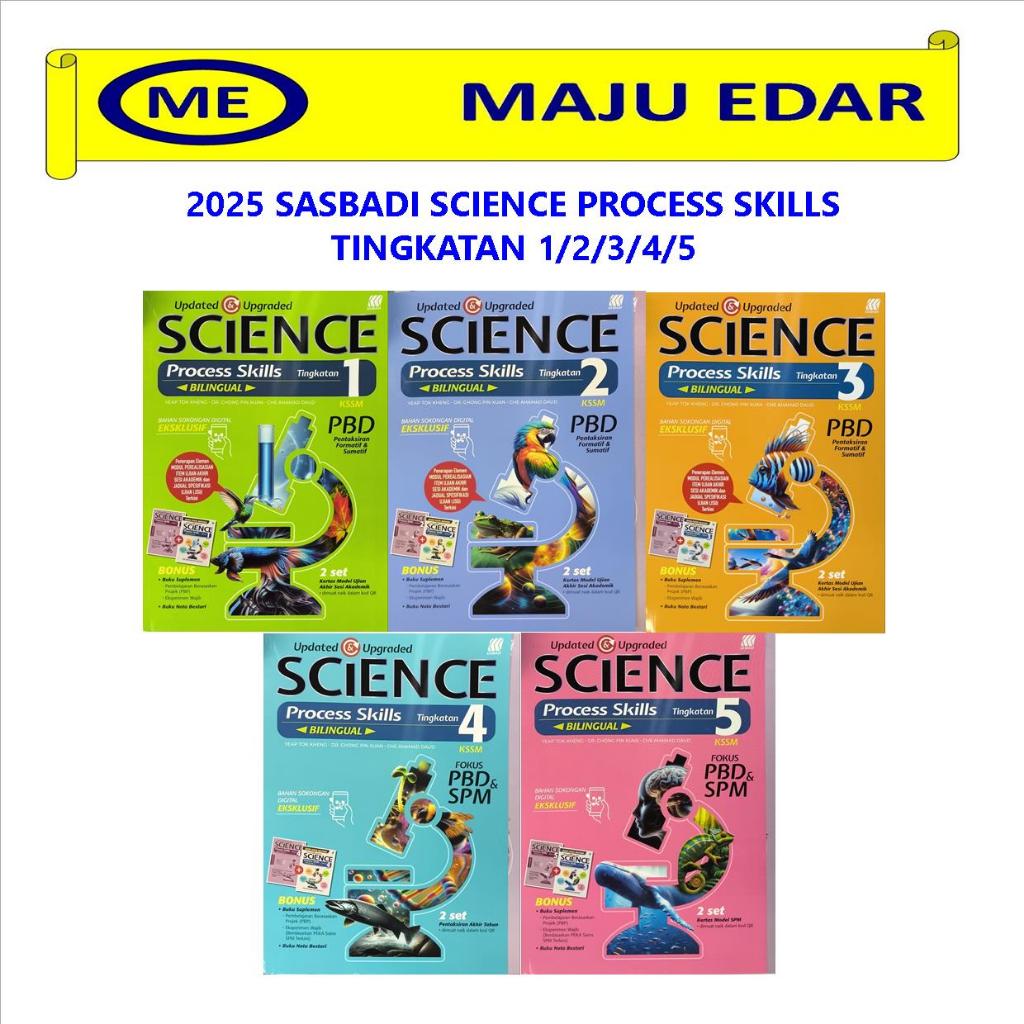 2025 SASBADI SCIENCE PROCESS SKILLS KSSM TINGKATAN1/2/3/4/5 | Shopee ...