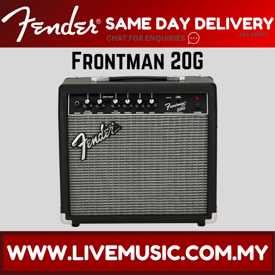 Fender Frontman 20G Guitar Combo Amplifier ( Frontman20G / FM20 / FM20G ...