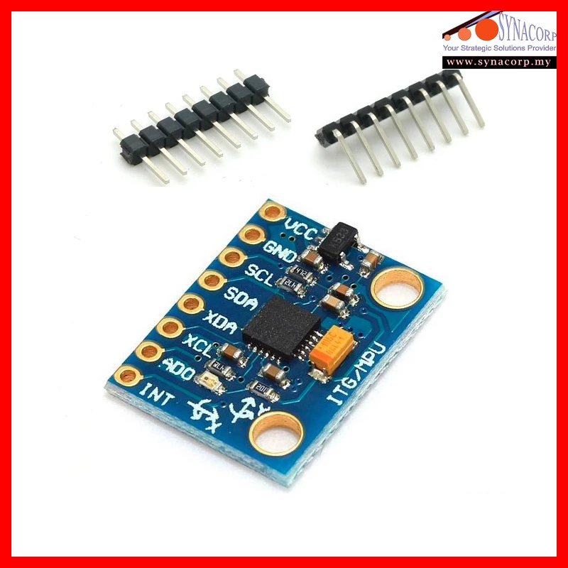 MPU 6050 GY-521 3 Axis Gyro Accelerometer Sensor Module Arduino | Shopee Malaysia