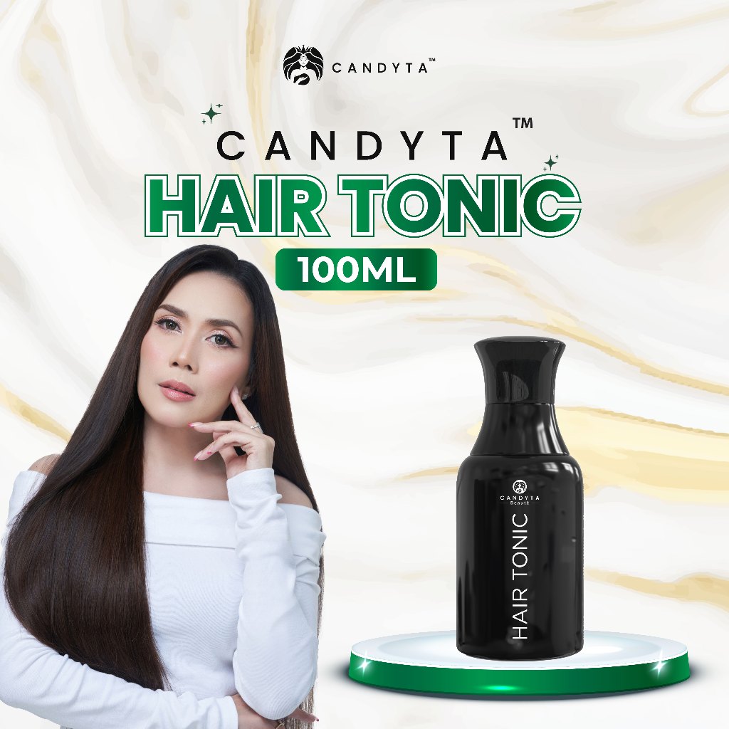 CANDYTA HQ Hair Tonic For Hair Growth Rambut Lebat Ratu Candyta Eira ...