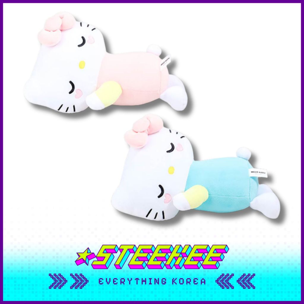 Daiso Hello Kitty Floating Cotton Candy Lying Plush Toys by Steekee ...