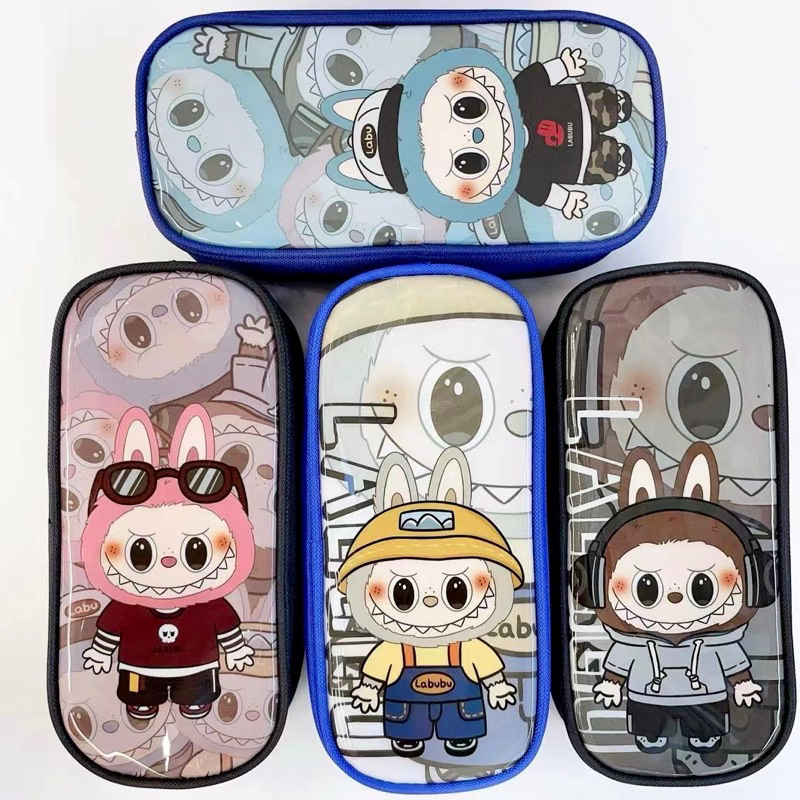 SNT (TY-204) Pencil Case Labubu Pencil Beg Cartoon Large Capacity Kotak ...