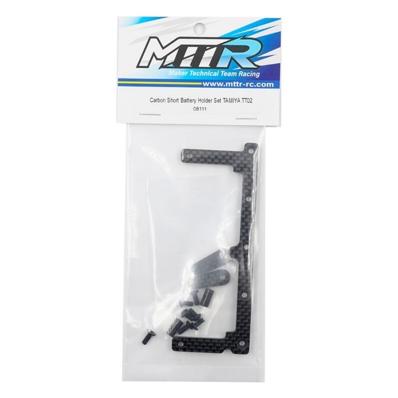 MTTR Racing 08111 Carbon Short Battery Holder Set For Tamiya TT02 ...