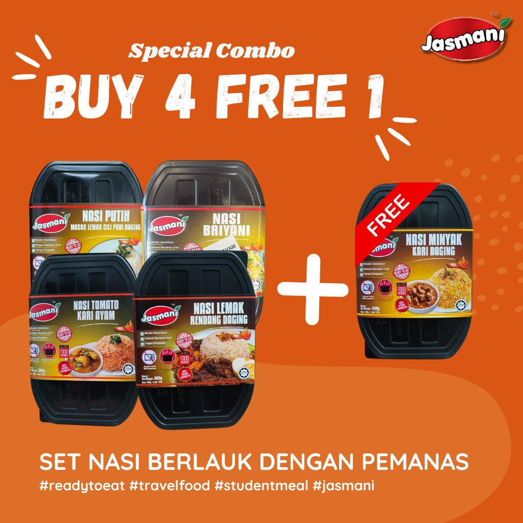 [JASMANI] SET NASI BERLAUK READY TO EAT DENGAN PEMANAS | Shopee Malaysia