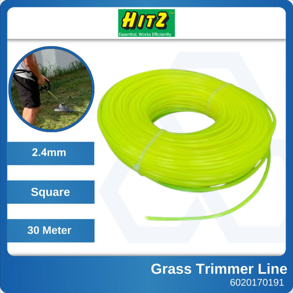 TALI RUMPUT 2.4mm 0.4kg Yellow Nylon Trimmer Line Grass Cutter Cutting String | Shopee Malaysia