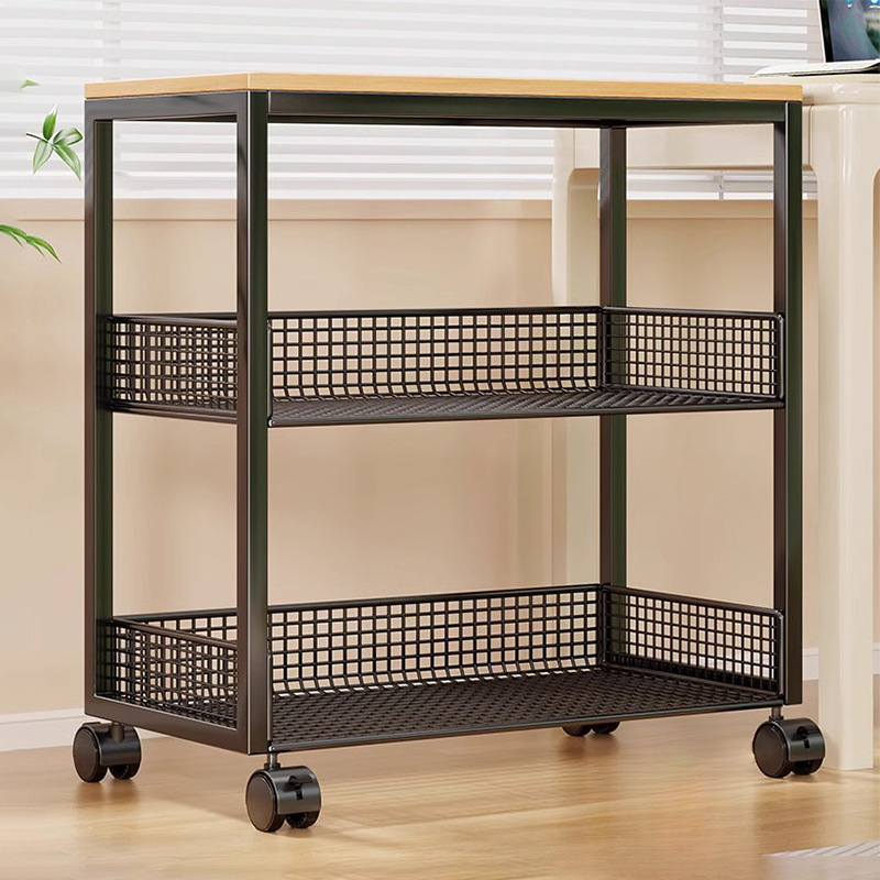 Office Portable under-Desk Printer Shelf Floor Storage Cabinet Computer ...