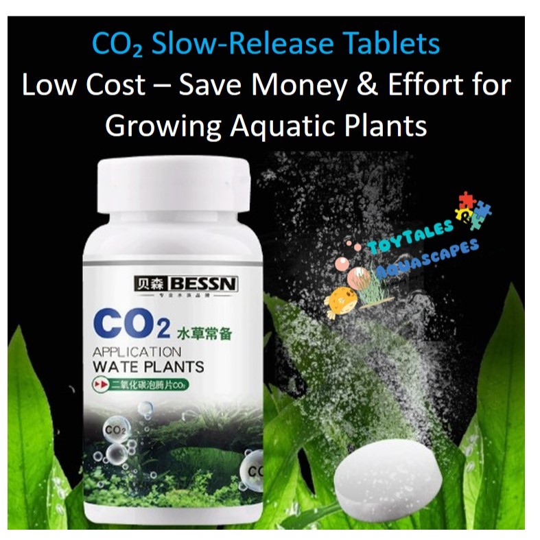 BESSN Carbon Dioxide CO2 Slow Release Tablet for Aquatic Plant ...