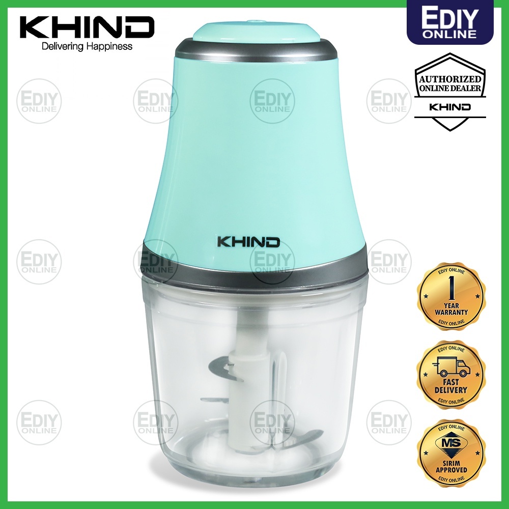 KHIND MINI FOOD CHOPPER BLENDER VEGETABLE SPICES FPC900 FPC-900 ...