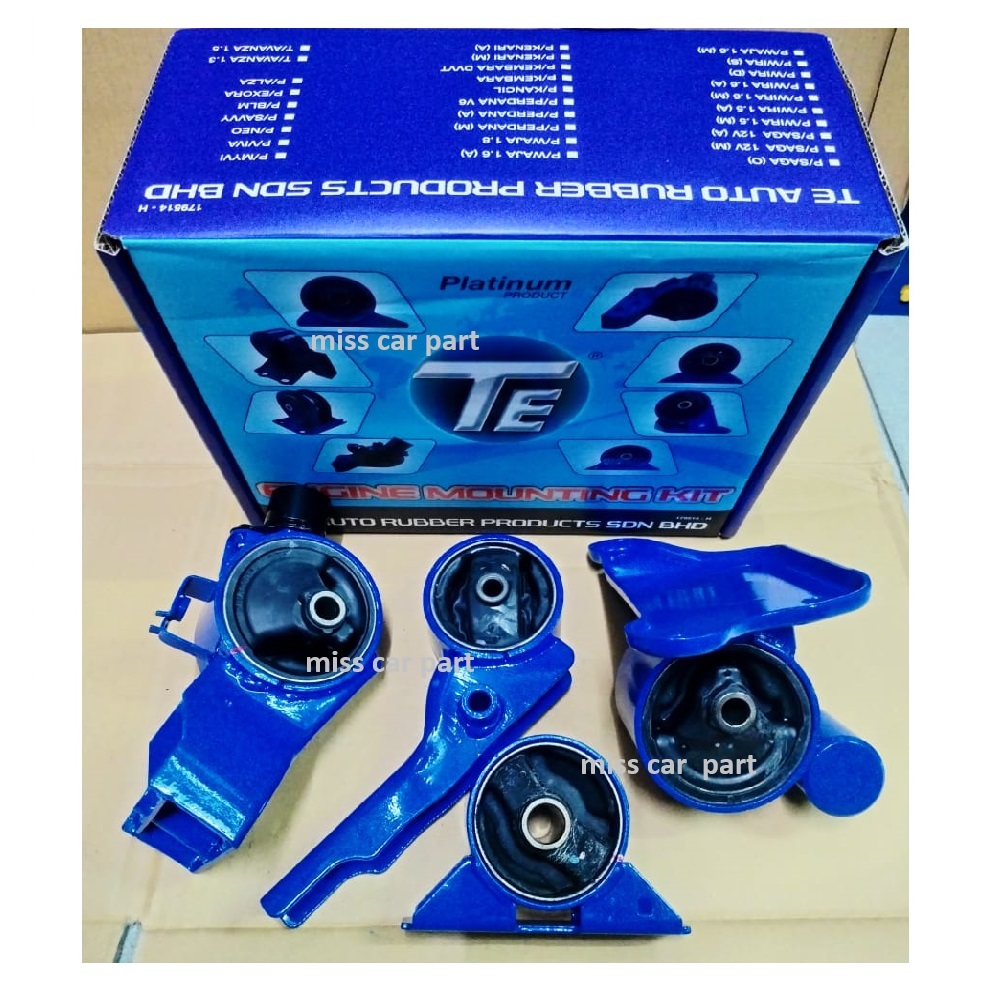 TE Platinum Proton Saga Blm Auto Manual Engine Mounting Kit Set ...