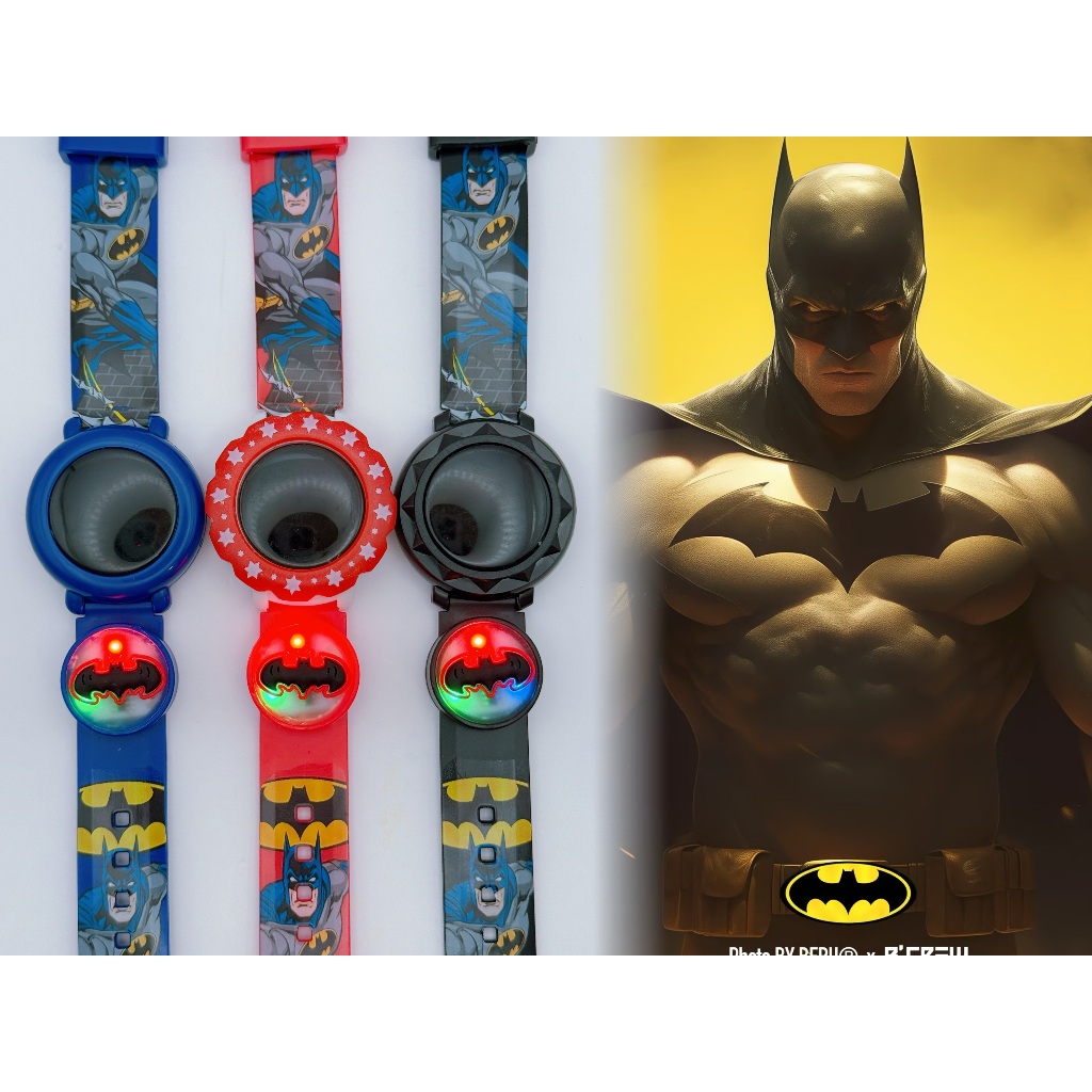 (K113) Jam Tangan Digi DC / Digital Batman Casual Cute Cartoon Kids ...