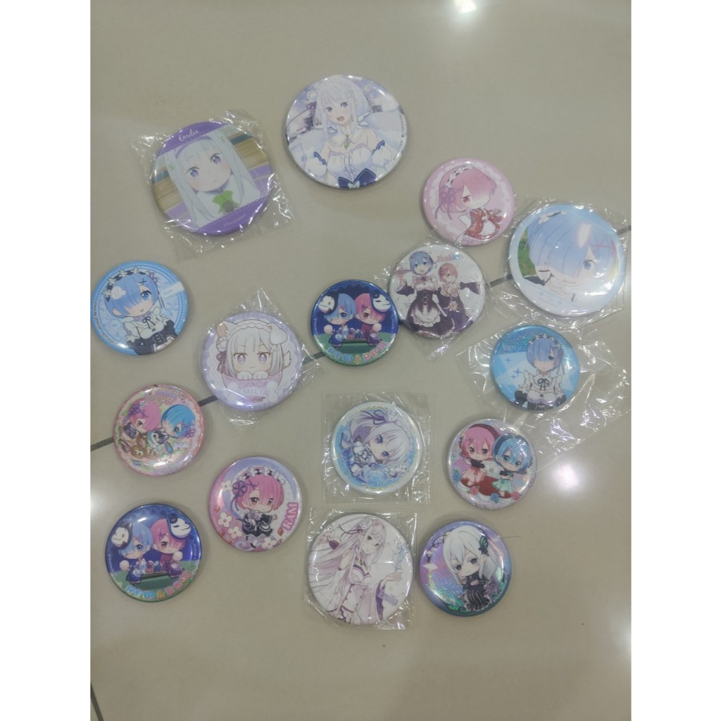 Re:Zero Starting Life in Another World Official Badges | Shopee Malaysia