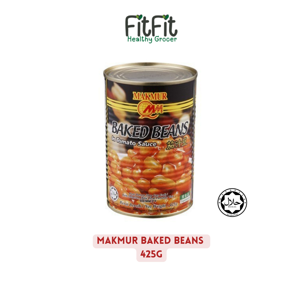 Makmur Baked Beans in Tomato Sause (425g) Halal | Shopee Malaysia