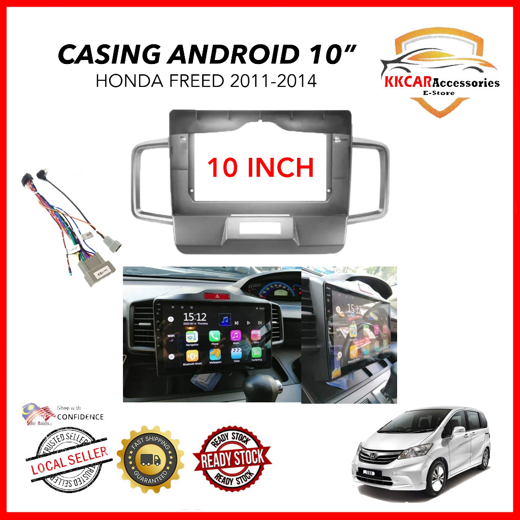 HONDA FREED 2011-2014 Android Player Casing 10" inch with Socket Power ...