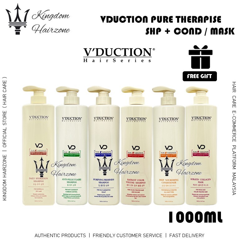 [FREEBIES] V'DUCTION Pure Therapiste Hydrate / Pelliculaire / Color / Purify Shampoo ...
