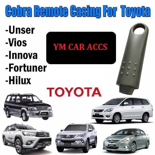 TOYOTA UNSER VIOS INNOVA FORTUNER HILUX COBRA ALARM SYSTEM REMOTE TOUCH ...