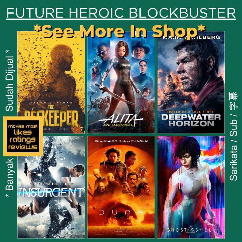 Pendrive Heroic Futuristic / 25 Movie Collection | Shopee Malaysia