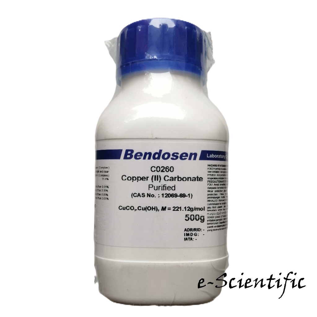 Copper 2 Carbonate Purified, 500g, BENDOSEN | Shopee Malaysia