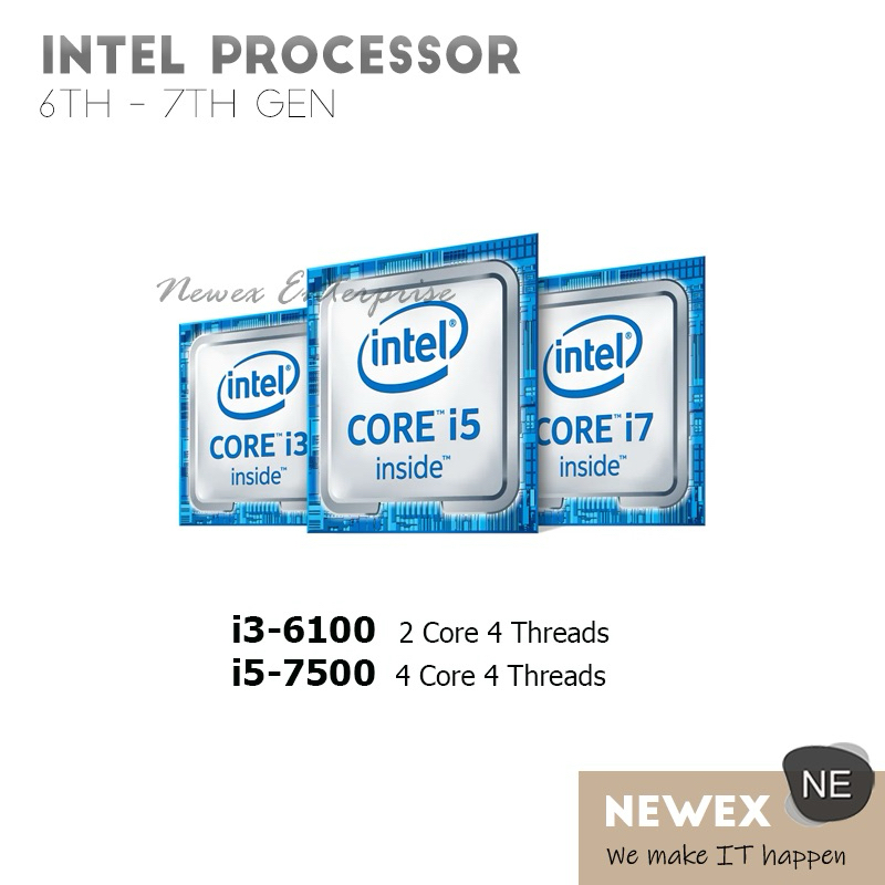 Intel Core i3-6100 i5-7500 LGA1151 CPU Processor | Shopee Malaysia