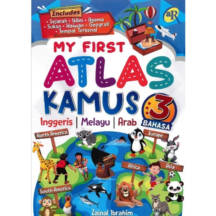 💥PROMOTION💥 My First Atlas Kamus 3 Bahasa (Inggeris Melayu Arab ...