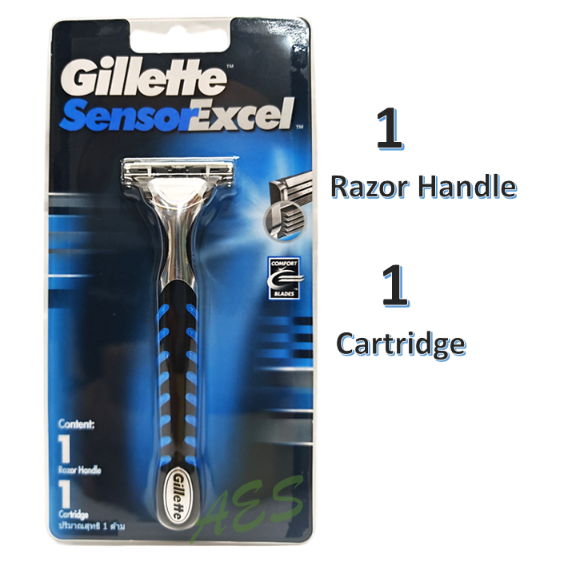 Gillette Sensor Excel Razor (1 Razor + 1 Cartridge) | Shopee Malaysia