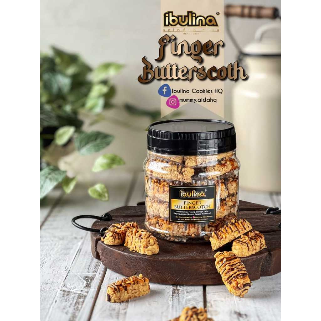 [COOKIES VIRAL] FINGER BUTTERSCOTCH IBULINA 🔥BISKUT RAYA PREMIUM 2025🔥 ...