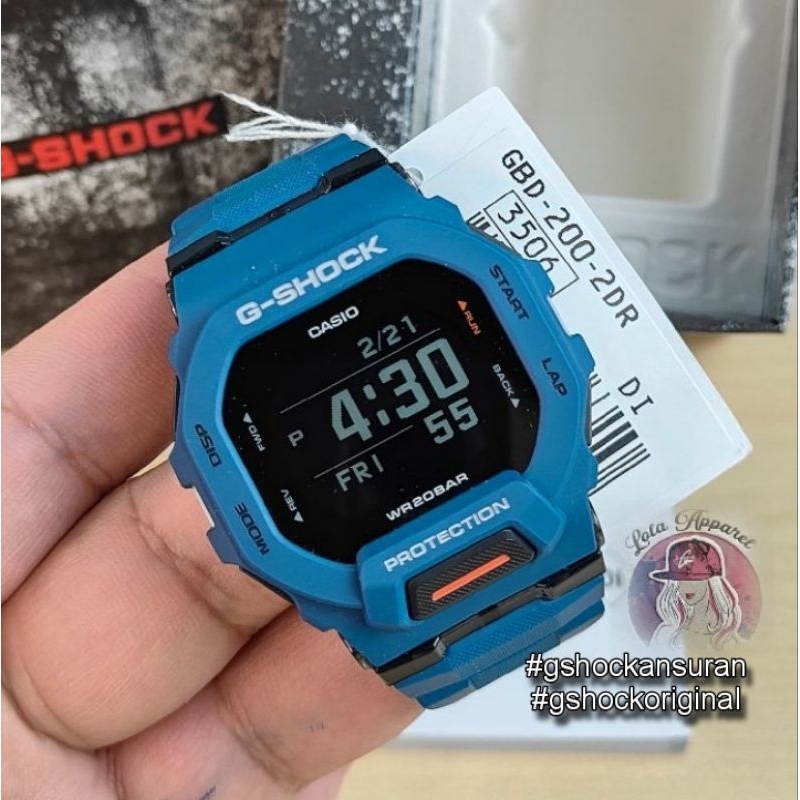 100% ORIGINAL CASIO G-SHOCK GBD 200 2DR SMARTWATCH BLUETOOTH CONNECTION ...