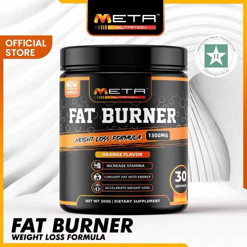 FAT BURNER 1300mg by Meta Nutrition | Fitness Weight Loss Fat Loss ...