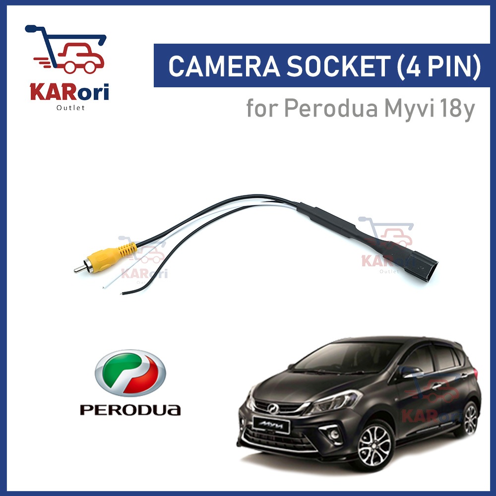 CAR CAMERA IN SOCKET FOR PERODUA MYVI 18Y/ MYVI 2022/ ALZA / ARUZ ...
