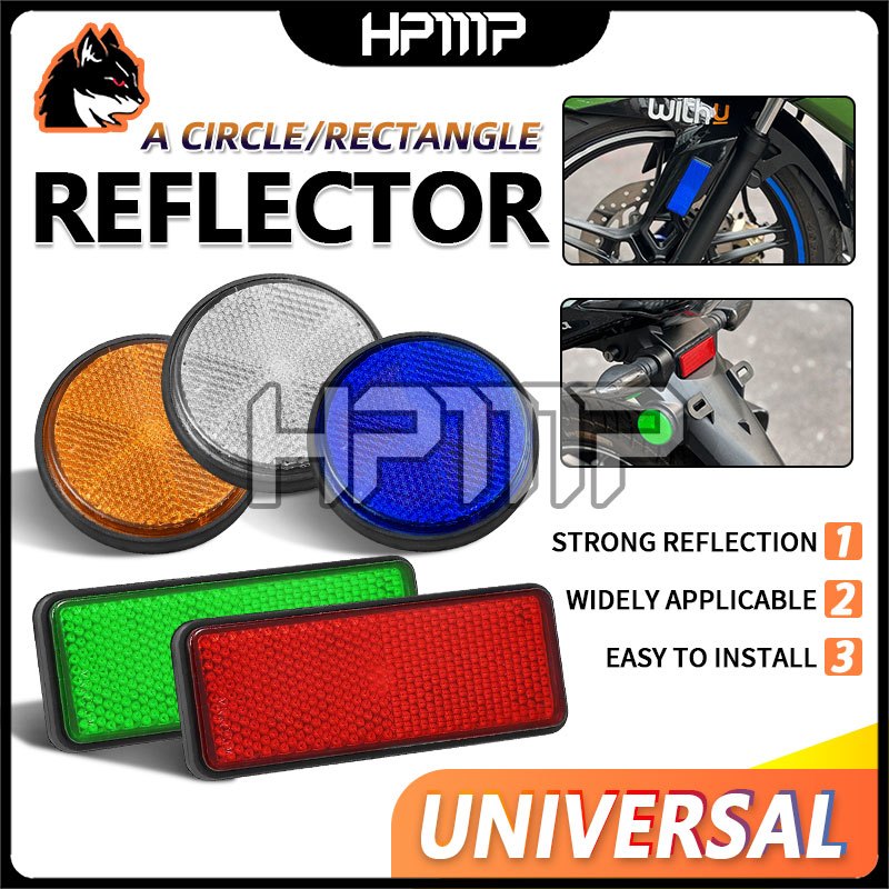 Reflector Universal Tail Round Reflector Screw Safety Reflective Sign ...