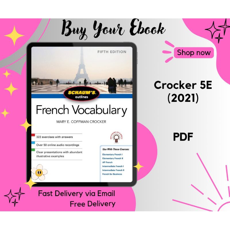 French Vocabulary - 5E (2021) [Schaum's Outlines] | Shopee Malaysia