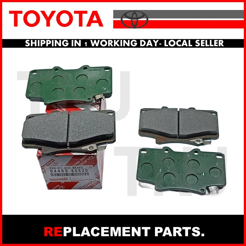 FRONT BRAKE PADS / TOYOTA LANDCRIUSER FJ80 / LANDCRIUSER PRADO ( 04465 ...