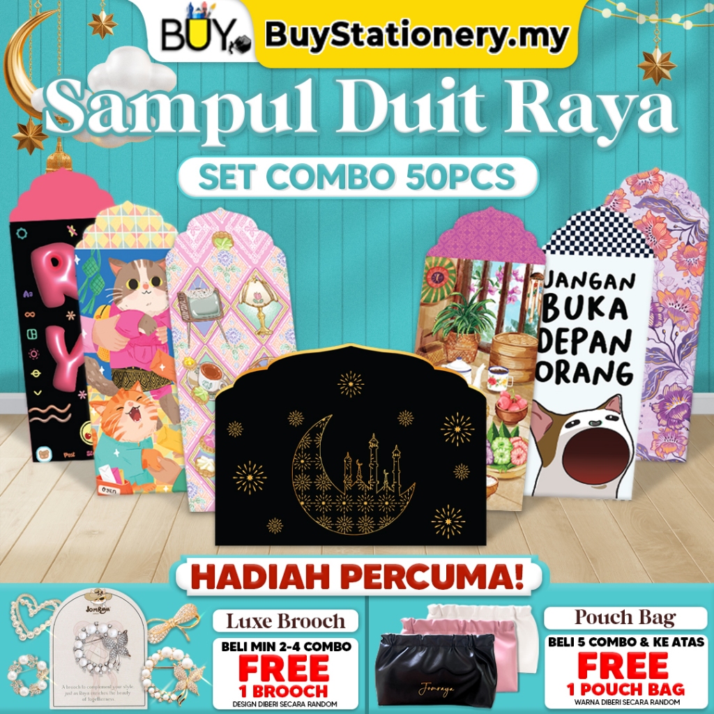 (2025 Combo Murah) Sampul Duit Raya Murah 2025 Hari Raya Aidilfitri ...