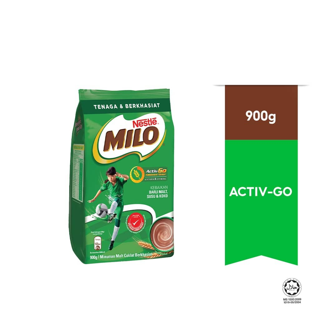 NESTLE Milo Chocolate Malt Powder Soft Pack 900g | Shopee Malaysia