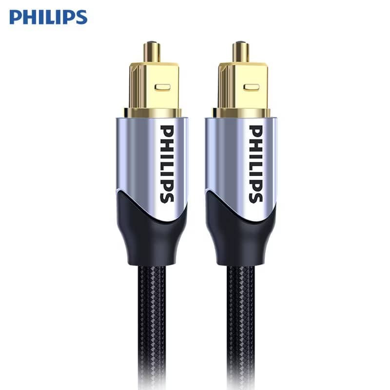 PHILIPS SWR21230 Digital Optical Cable SPDIF Audio Phile Fiber Cable (1 ...