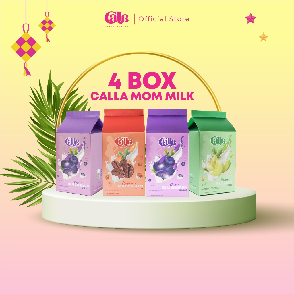 CALLA MOM MILK by Calla Beauty Kombo 2 Bulan (60 Sachet) Susu Kambing ...