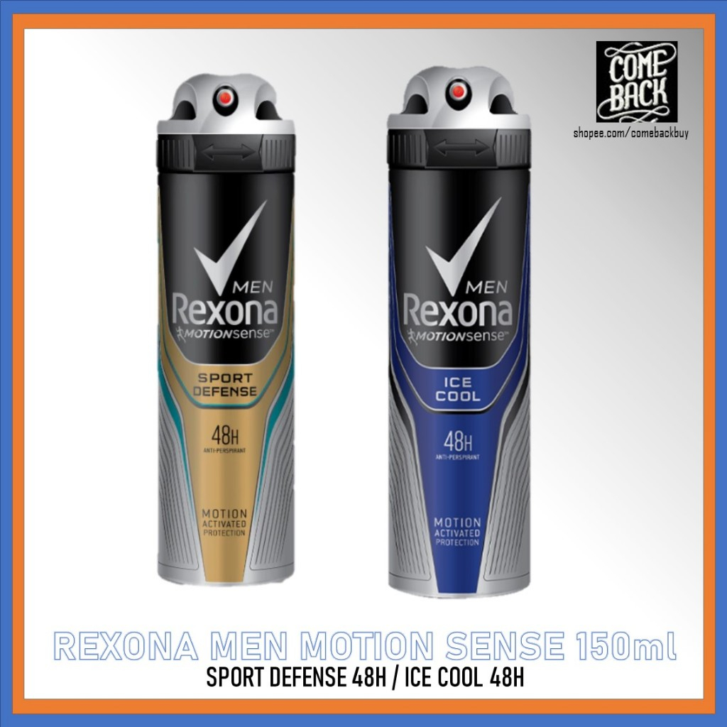 REXONA MEN MOTION SENSE 150ml (Sport Defense / Ice Cool) | Shopee Malaysia