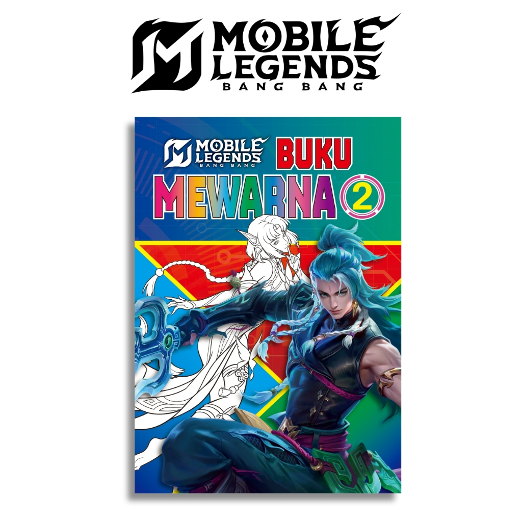 Buku Mewarna MLBB Buku 2 Colouring Book Mobile Legends:Bang Bang Buku ...