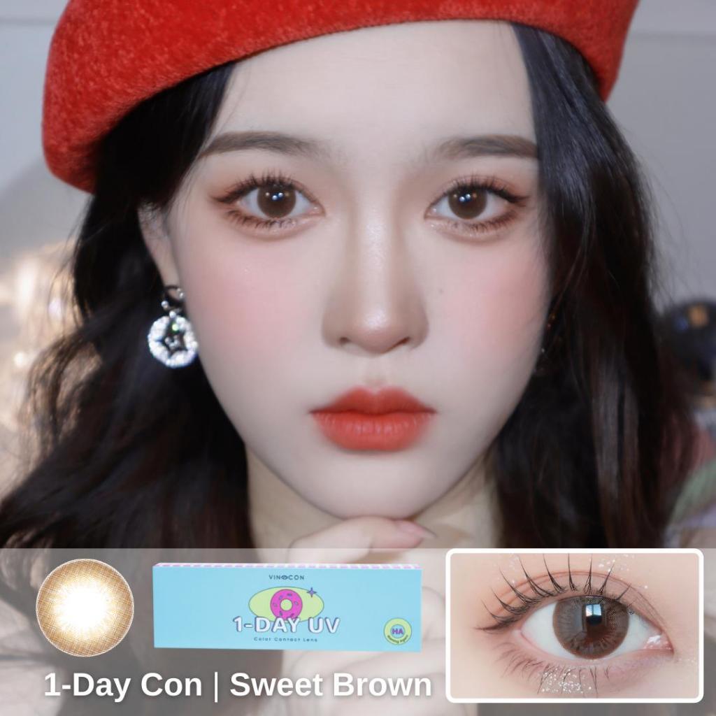 Vinscon Sweet Brown 15mm (10pcs/Box) 1-Day Con / Daily Contact Lens ...