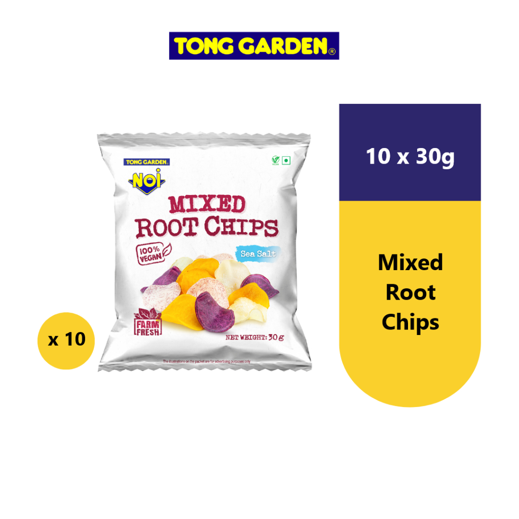 NOI Mixed Root Chips Salted 30g x 10 packets | Shopee Malaysia