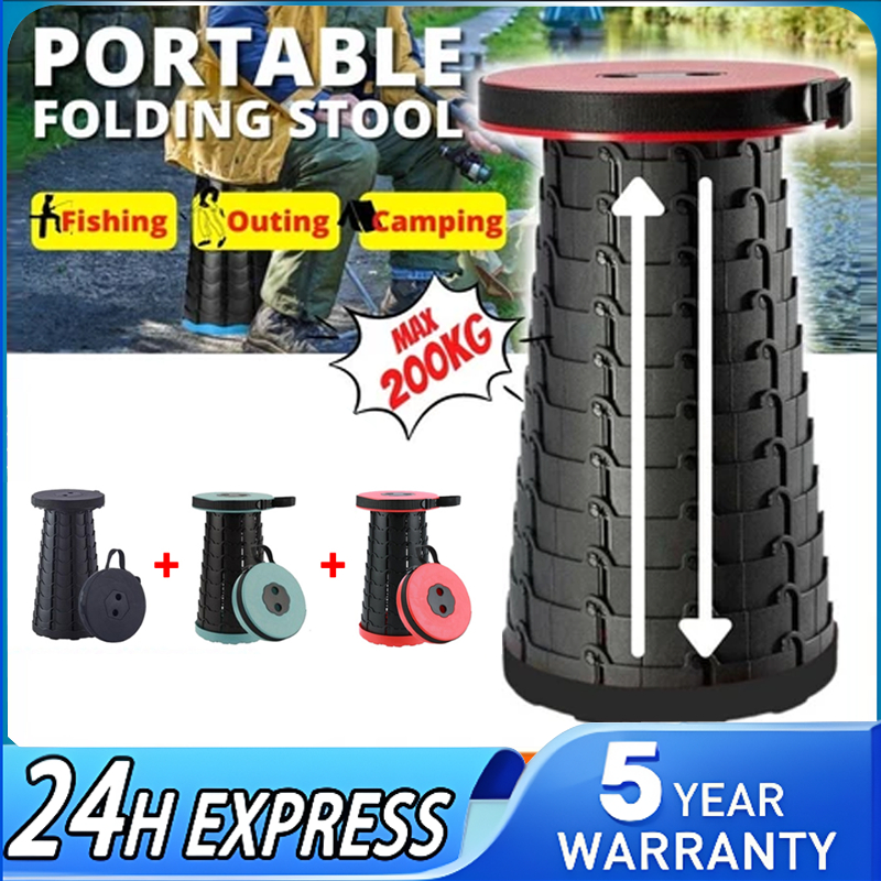Scalable portable chair foldable retractable fishing camping travel ...