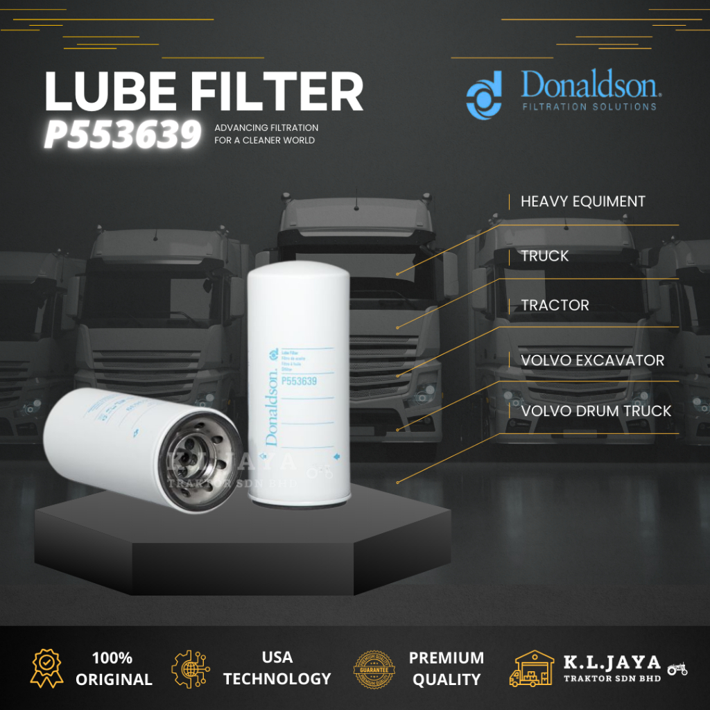 ORIGINAL DONALDSON P553639 FUEL FILTER REPLACEMENT ENGINE PART [HEAVY ...