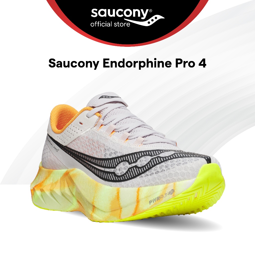 Saucony Endorphin Pro 4 Road Running Race Shoes Men's -(FOG/PEEL ...