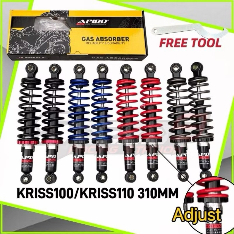 Absorber apido adjuatable 310mm KRISS kriss100 kriss110 kriss120 ...