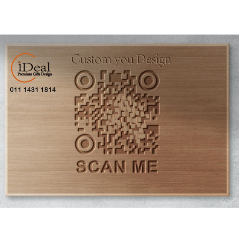 Personalized Scan QR Code Customize QR Stand QR Signage Social Media ...